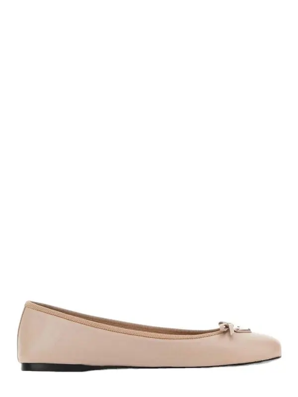 Prada Nappa Leather Ballerinas - Sleeping Lotus Color