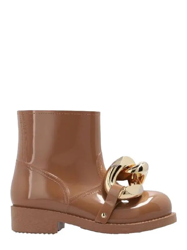 J.W.ANDERSON Jw Anderson Chain-embellished Pull-on Ankle Boots - Brown