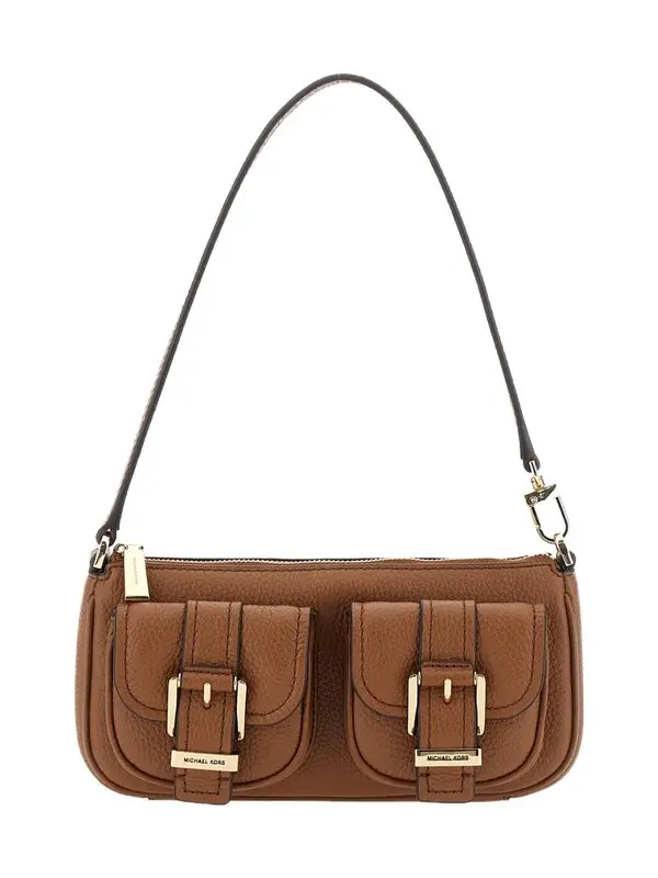 Michael Kors Zoe Small Pochette Bag - Brown