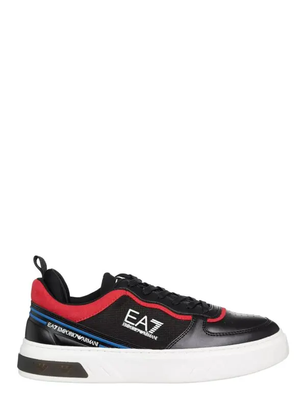 EA7 Lace Mesh Low-cut Skate - Black