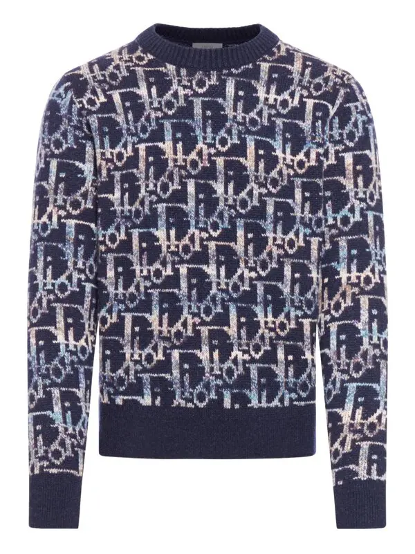 Dior Oblique Jacquard Jumper - Black