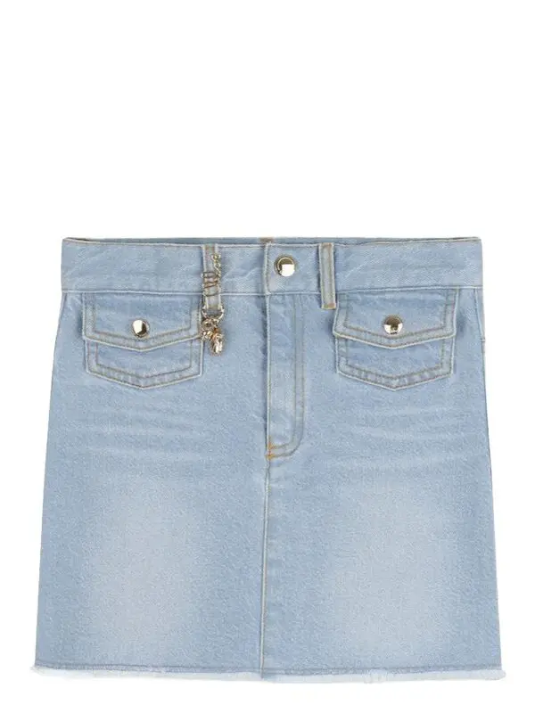 Chloé Denim Mini Skirt - Light Blue