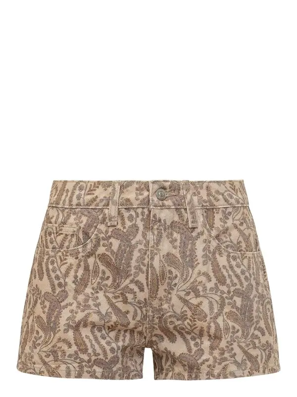 Ba&sh Tosie Printed Shorts - Nude