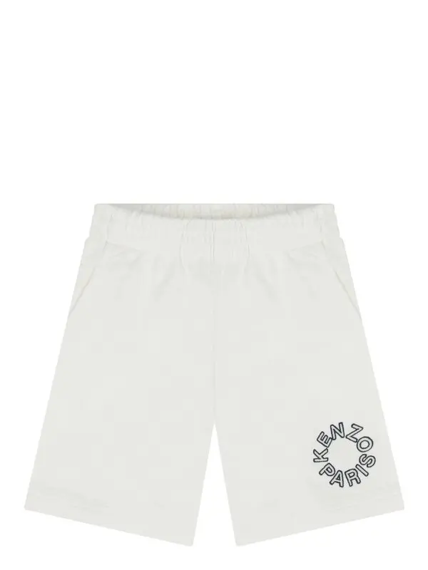 Kenzo Logo Shorts - White