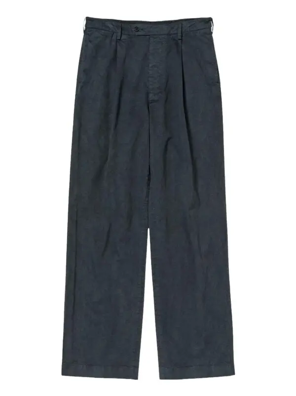 Auralee Pleated Trousers - Black