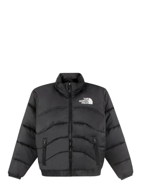 The North Face Padded Zip-up Jacket With Stand Collar - Black