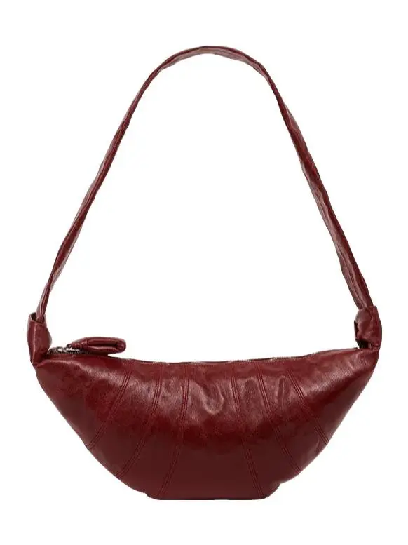 LEMAIRE Medium Croissant Bag - Brick Red