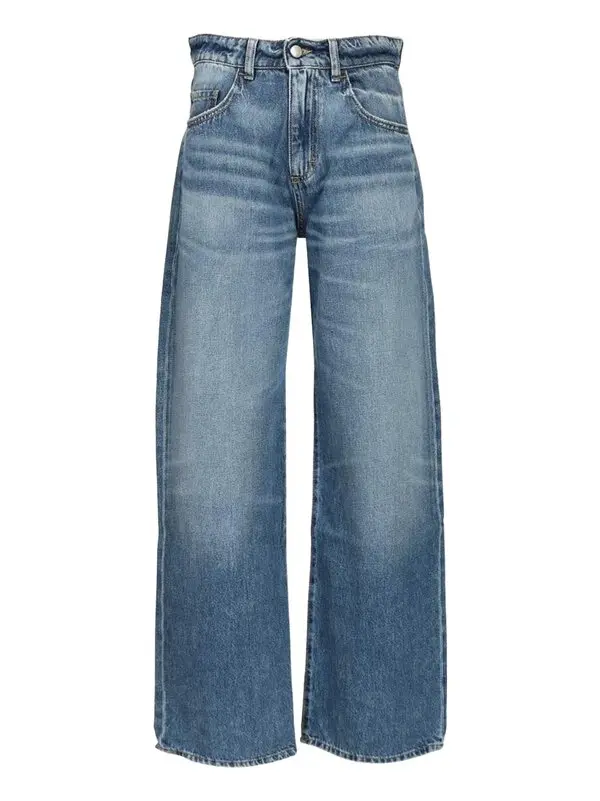 ICON DENIM LOS ANGELES Bea Low Rise Wide-leg Jeans - Blue