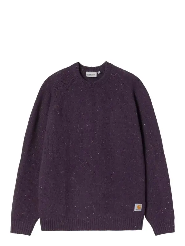 Carhartt Work In Progress Speckled Raglan Sweater - Black