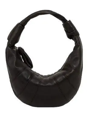 LEMAIRE Fortune Croissant Mini Top Handle Bag - Dark Chocolate