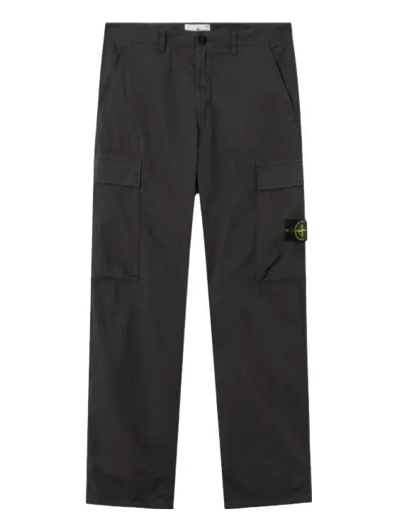 Stone Island Cargo Pocket Trousers - Charcoal-grey