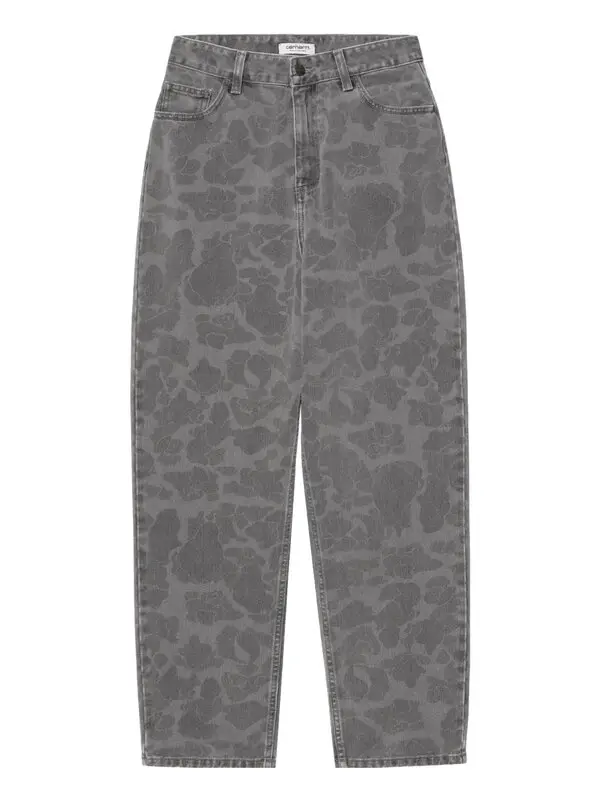 Carhartt Work In Progress W' Duck Orell" Printed Pants - Gray