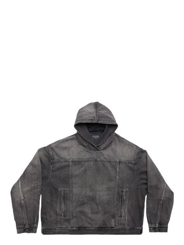Balenciaga Giacca Pull-over Da Uomo In Nero - Black