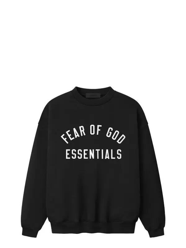 Fear Of God Logo Sweatshirt - Black