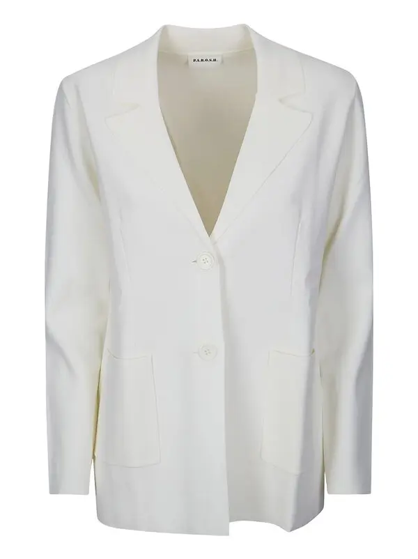 P.a.r.o.s.h Roma Blazer - White