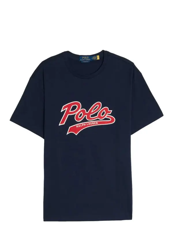 Polo Ralph Lauren Logo Patch Crewneck T-shirt - Cruise Navy