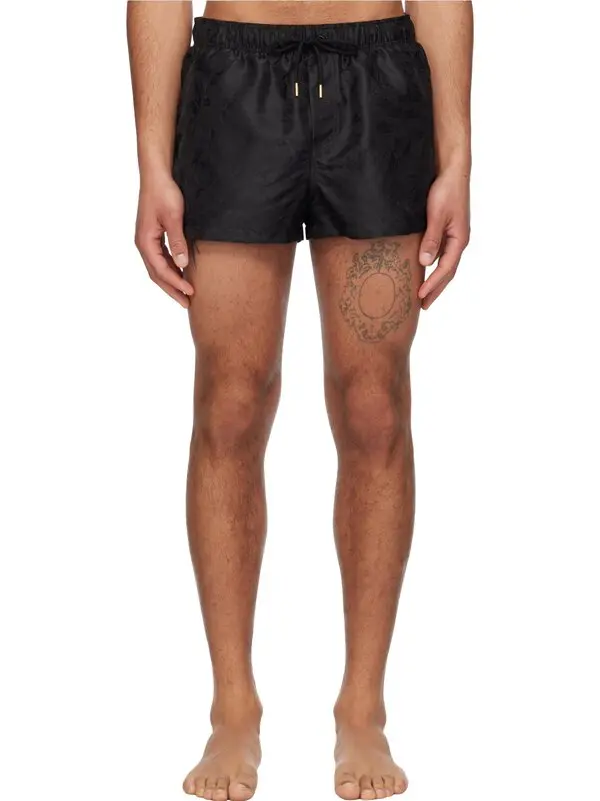 Versace Barocco Jacquard Swim Shorts - Multicolor