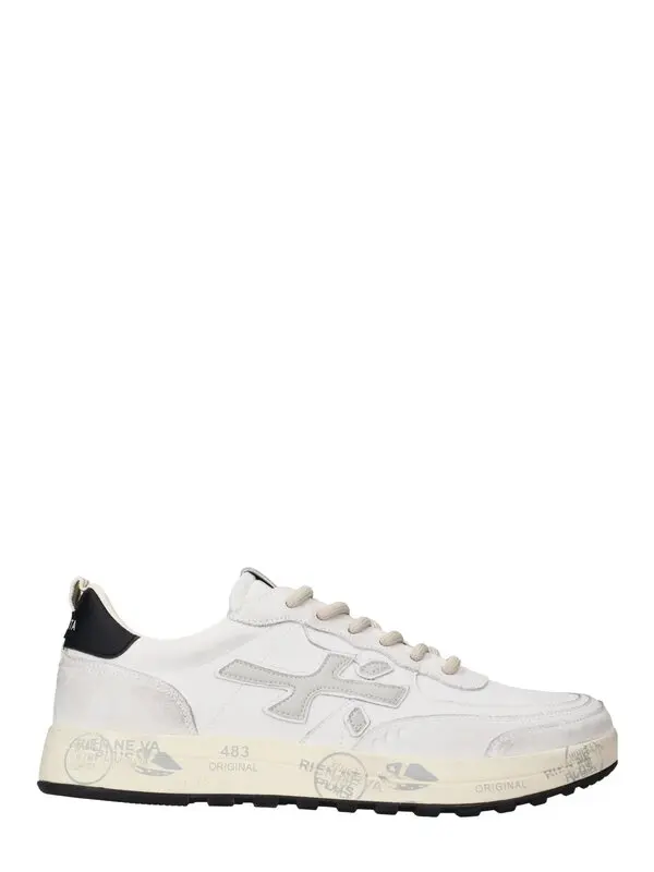 Premiata Nous 7233" Lace-up Sneakers - White