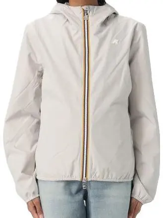 K-WAY Lily Stretch Jersey Coat - White