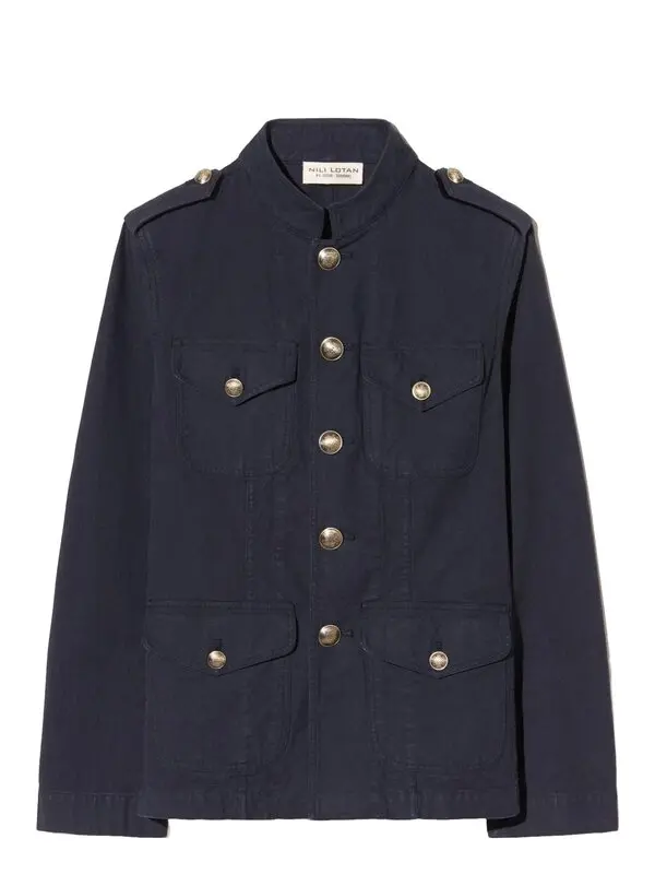 NILI LOTAN Long-sleeved Casual Jacket - Midnight