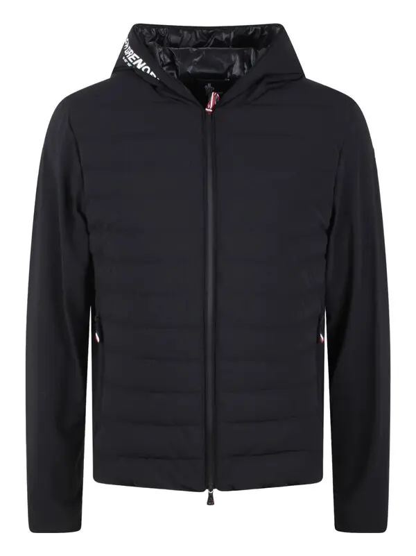 Moncler Padded Zip-up Cardigan - Black