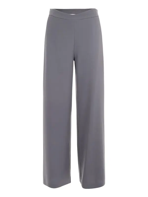 Patrizia Pepe Wide Leg Casual Pants - Reef Grey
