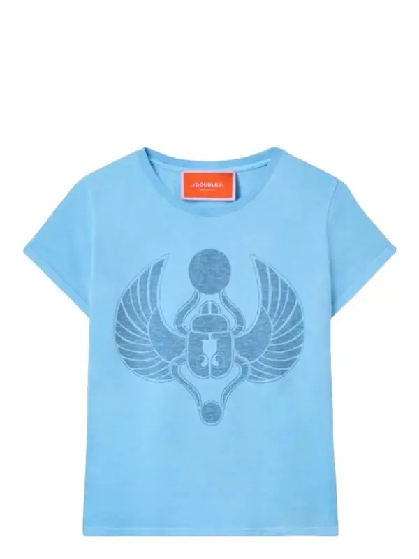 La DoubleJ Graphic T-shirt - Blue