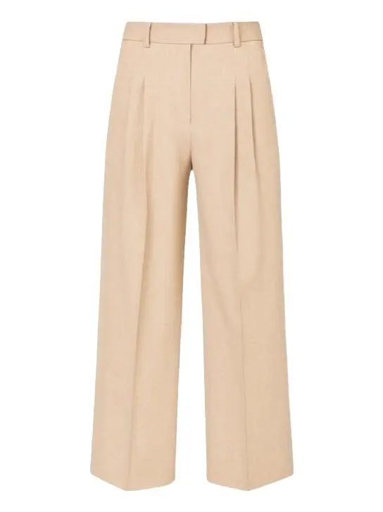BY MALENE BIRGER Cymbaria Pleated Trousers - Nude