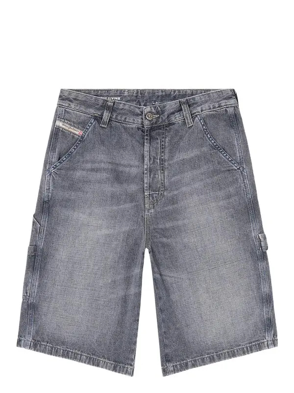 DIESEL® D-delivery Denim Shorts - Grey