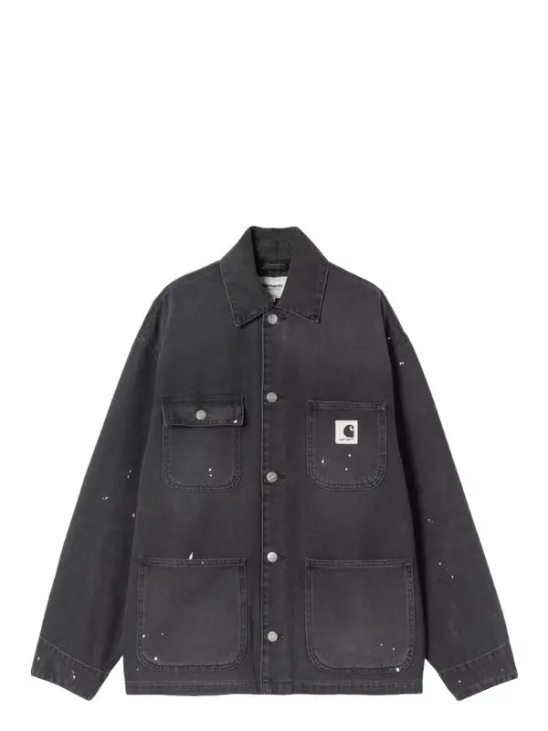 Carhartt Work In Progress Distressed Work Jacket - Black