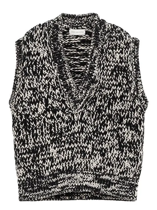 Dries Van Noten Knitted Vest - Black