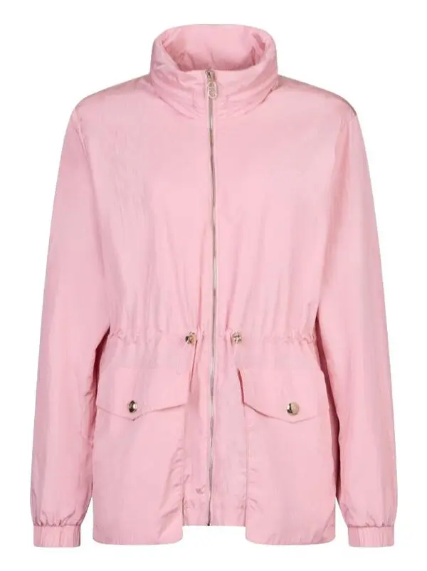 Liu Jo Packable Drawstring Coat - Pink