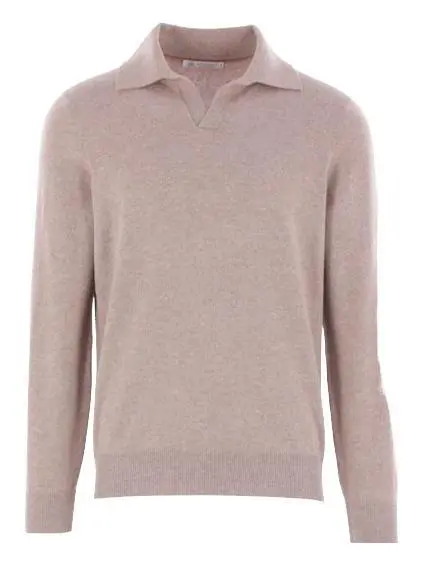 Brunello Cucinelli Polo-neck Knitted Jumper - Nude