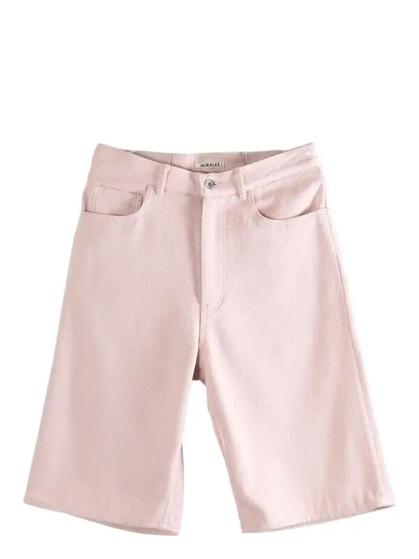 Auralee Belt Loop Shorts - Pink