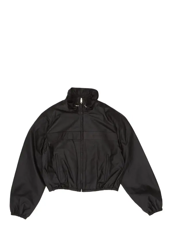 Alexander Wang High Neck Zip-up Jacket - Black