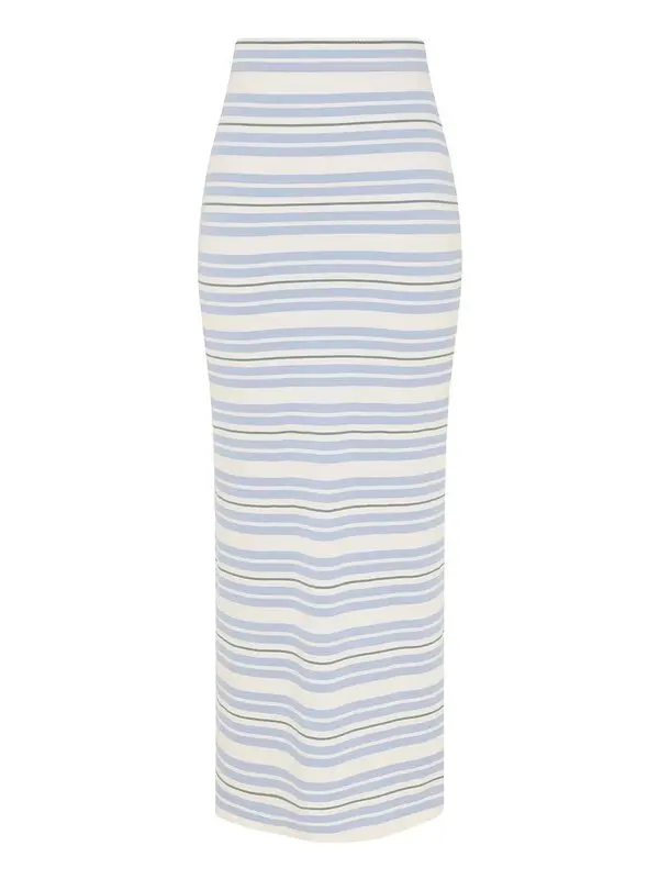 Zimmermann Rebellion Stripe Midi Skirt - Multi Stripe