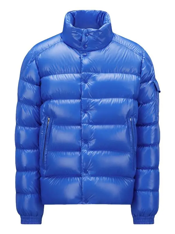 Moncler Lule High-neck Down Jacket - Blue