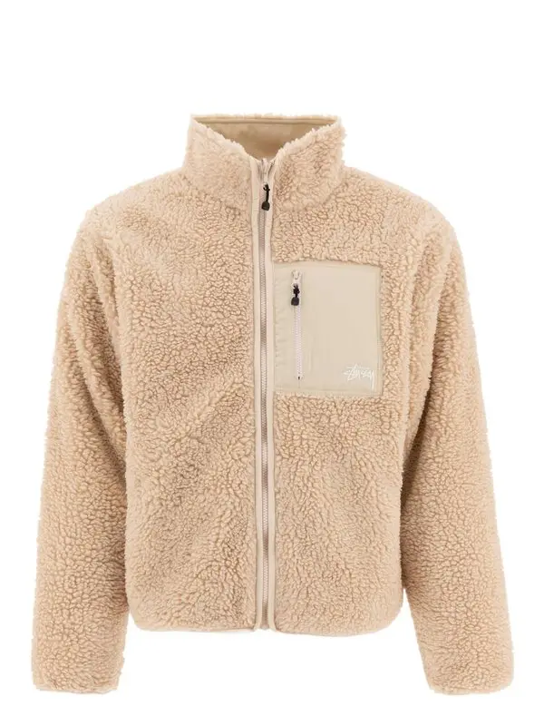 StÜssy Fleece Jacket - Nude
