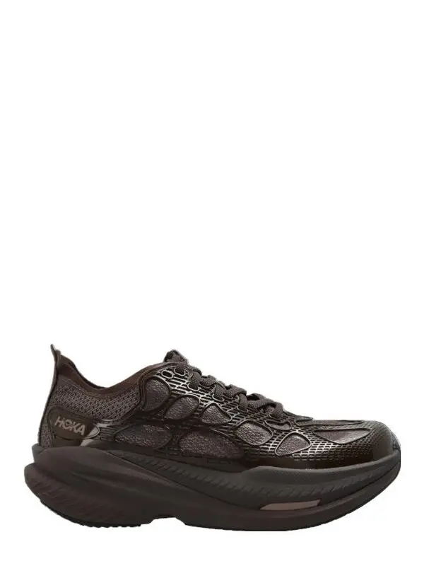 Hoka One One Mach X Caged Running Sneakers - Black
