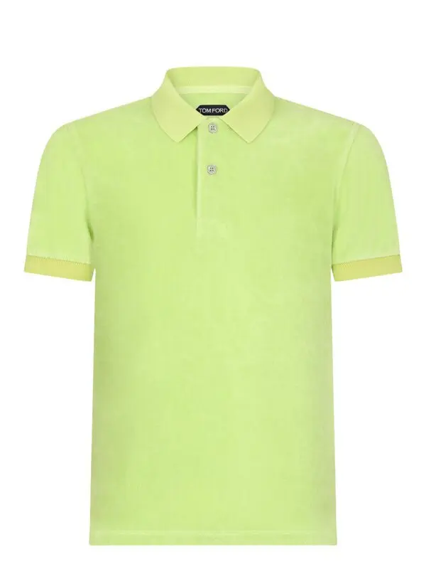 TOM FORD Short-sleeved Polo Shirt - Green
