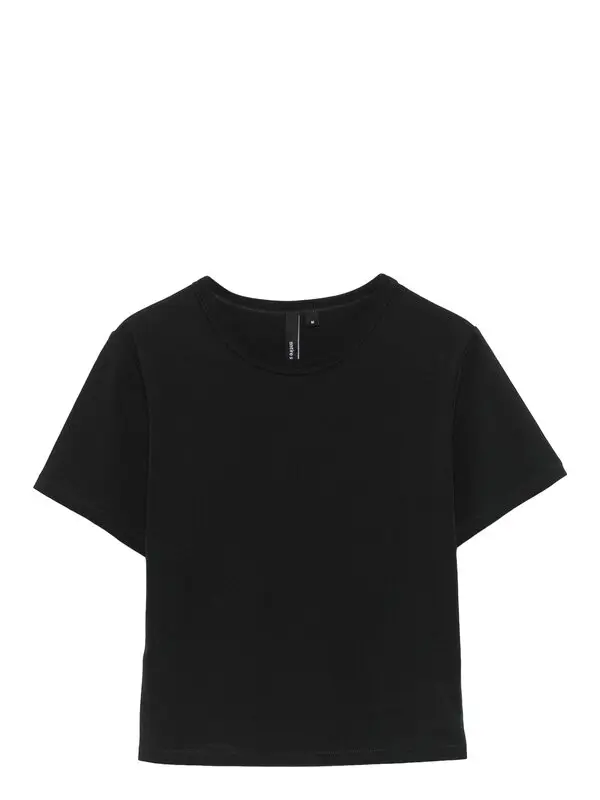 ENTIRE STUDIOS Short Sleeve Crewneck Cropped T-shirt - Grey