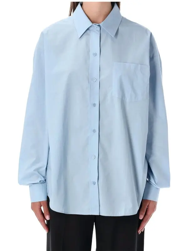 THE FRANKIE SHOP Classic Shirt - Blue