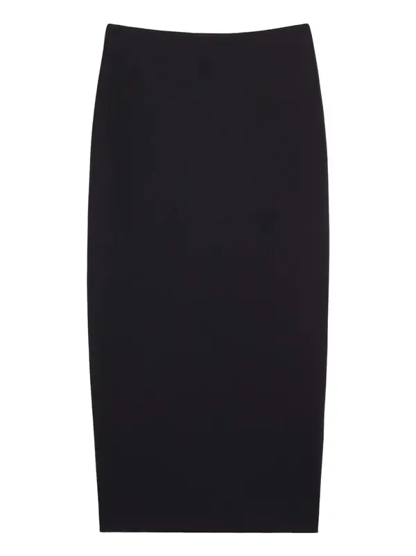 Max Mara Straight Slit Midi Skirt - Ultramarine Blue
