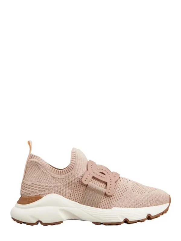 TOD'S Chain-embellished Slip-on Trainers - Nude