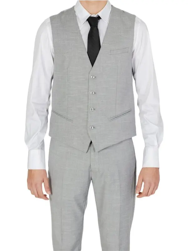 ANTONY MORATO Single-breasted Vest - Grey