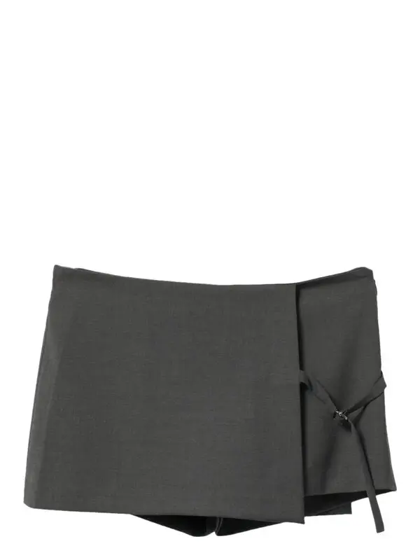 Paloma Wool Mini Archive Layered Skort Shorts - Grey