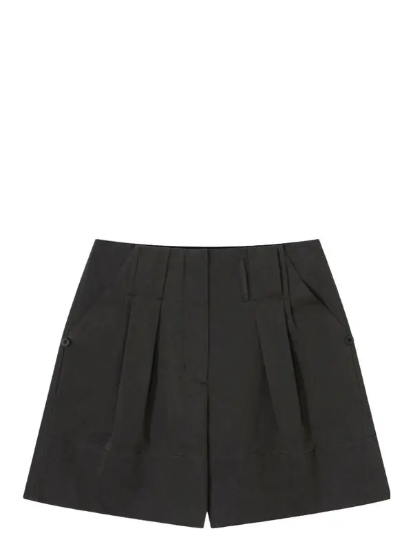 LOW CLASSIC Belt Loop Shorts - Charcoal