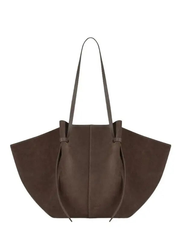 Yuzefi Large Mochi Suede Shoulder Bag - Green