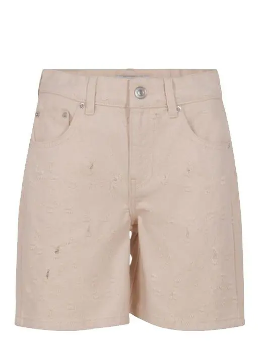 MSGM Multi-pocket Distressed Shorts - Nude