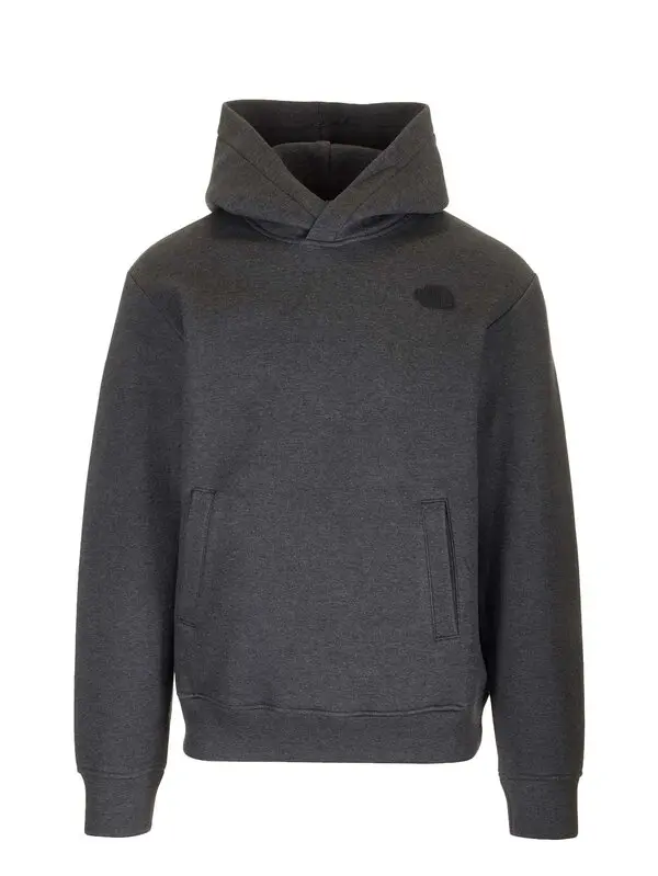 The North Face Long Sleeve Hoodie With Ribbed Trim - Black
